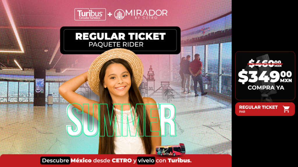 Turibus + Mirador Entrada Individual - CETRO